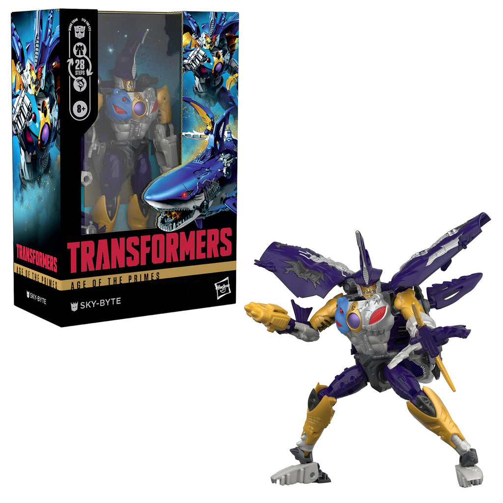 Transformers - Age Of The Primes: Voyager Class: Sky-Byte Figure - JB Hi-Fi