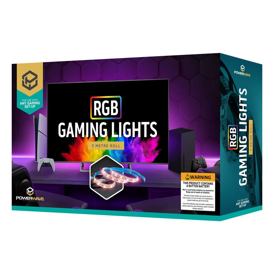 Powerwave RGB Gaming Lights 3M - JB Hi-Fi