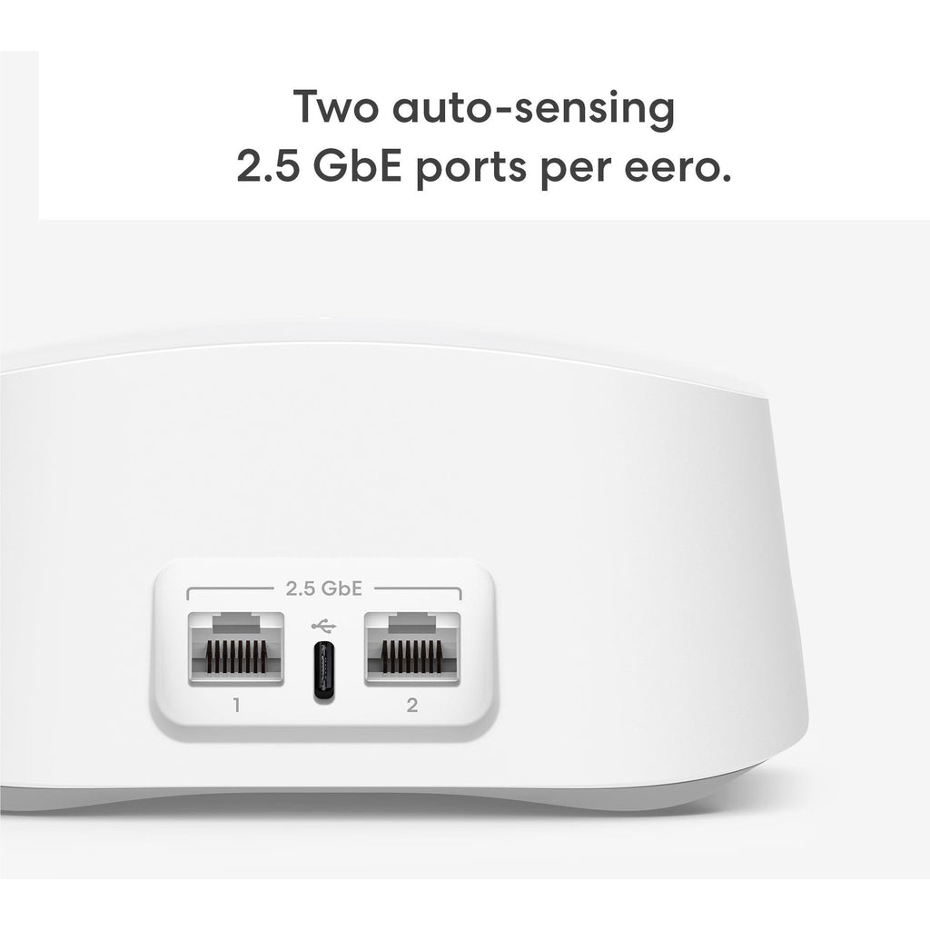 Eero 7 Wi-Fi 7 Dual-Band Mesh Router (3 Pack) - JB Hi-Fi