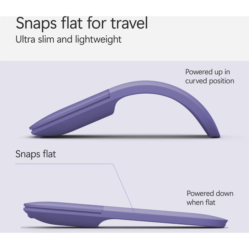 Microsoft Surface Arc Wireless Mouse (Violet) - JB Hi-Fi