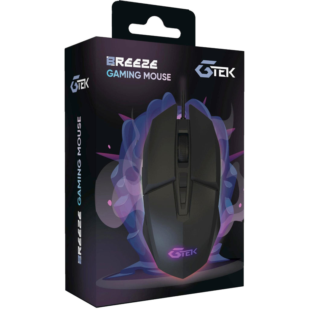 GTEK Breeze Wired RGB Gaming Mouse - JB Hi-Fi