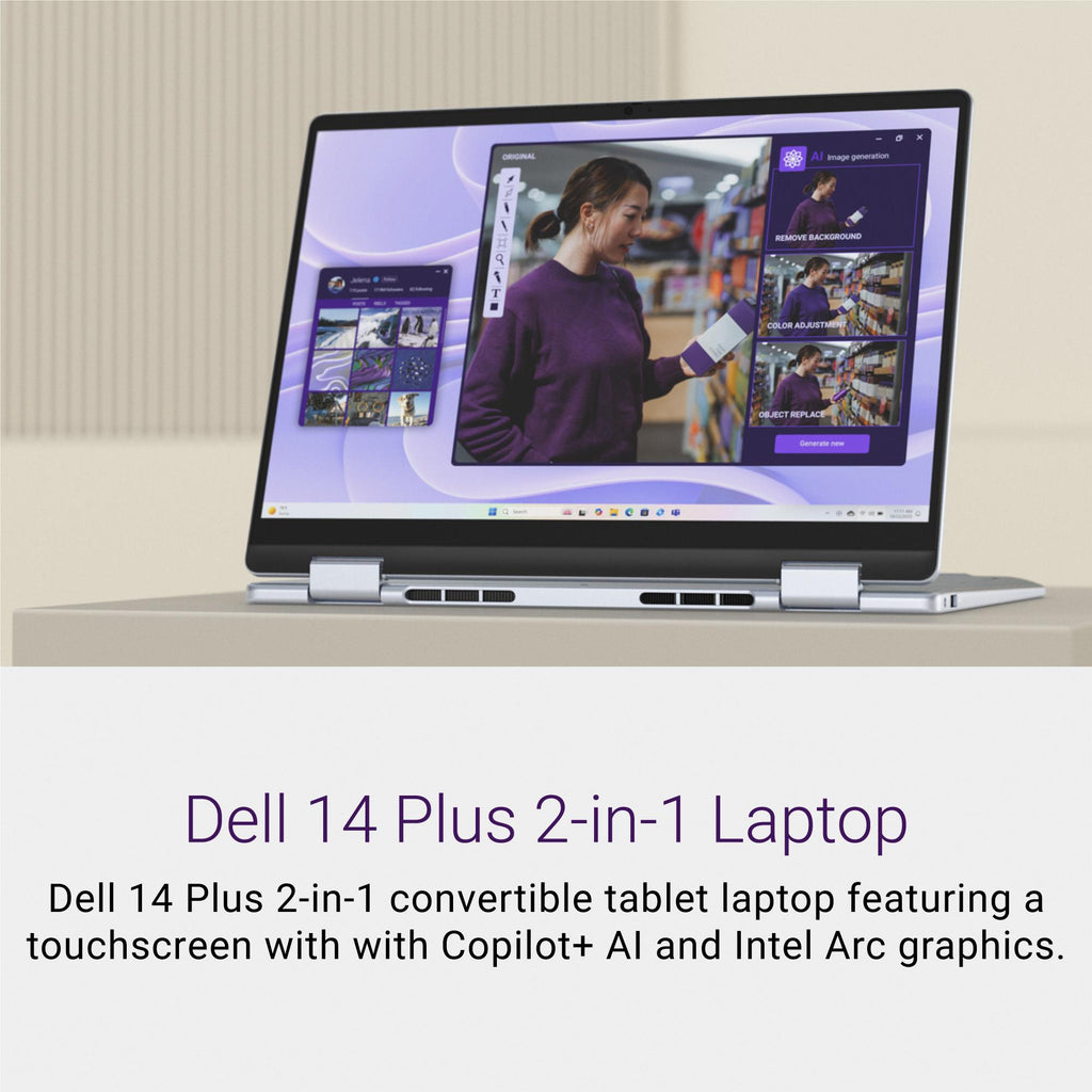 Dell 14 Plus 14" FHD+ 2-in-1 Laptop (Intel Core Ultra 7)[1TB] - JB Hi-Fi