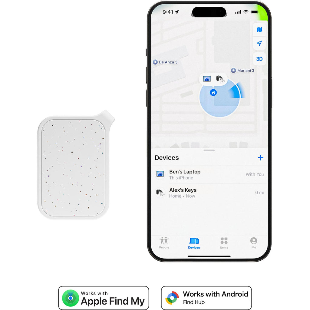 Journey Loc8 Tag Apple/Google Find My Rechargeable Bluetooth Tracker ...