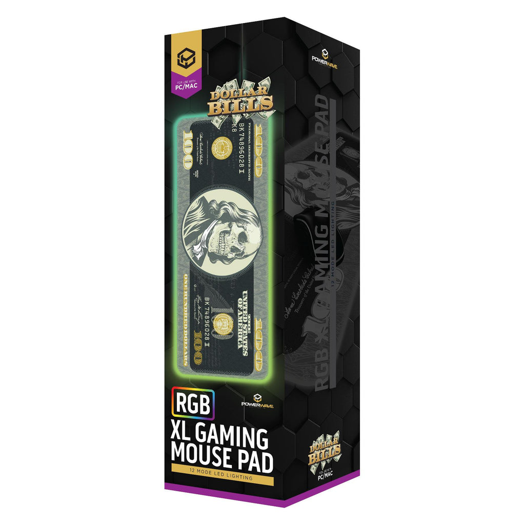 Powerwave RGB XL Mouse Pad (Dollar Bills) - JB Hi-Fi