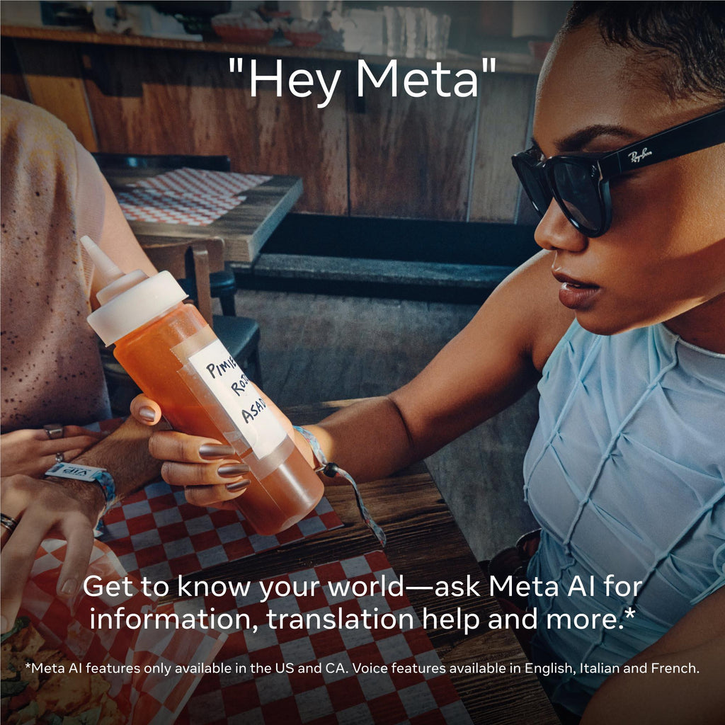 Ray-Ban | Meta Headliner Gen 1 AI Glasses (Shiny Warm Stone/Tint ...