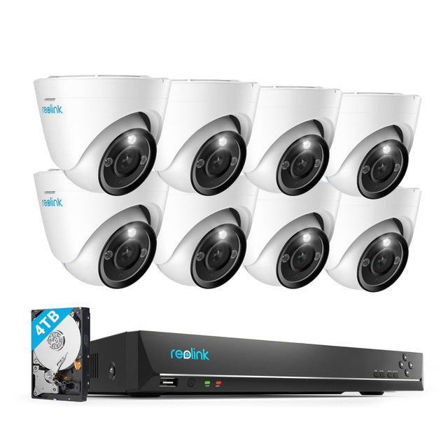 Reolink 4K Home Security System with 16 Channel Network Video Recorder ...