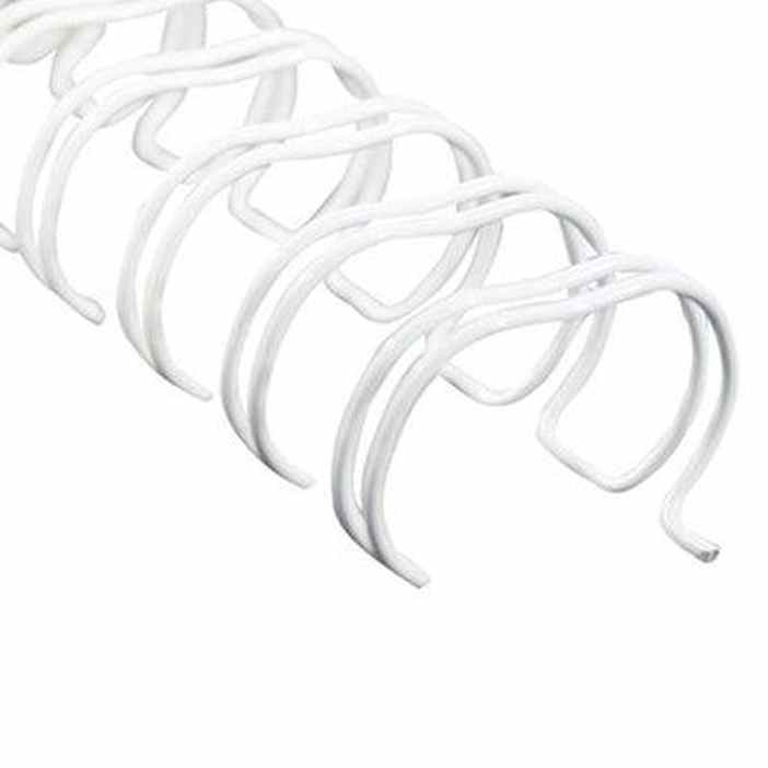 Fellowes Pack 100 Wire Binding Comb 34 Loop 8mm A4 (White) - JB Hi-Fi