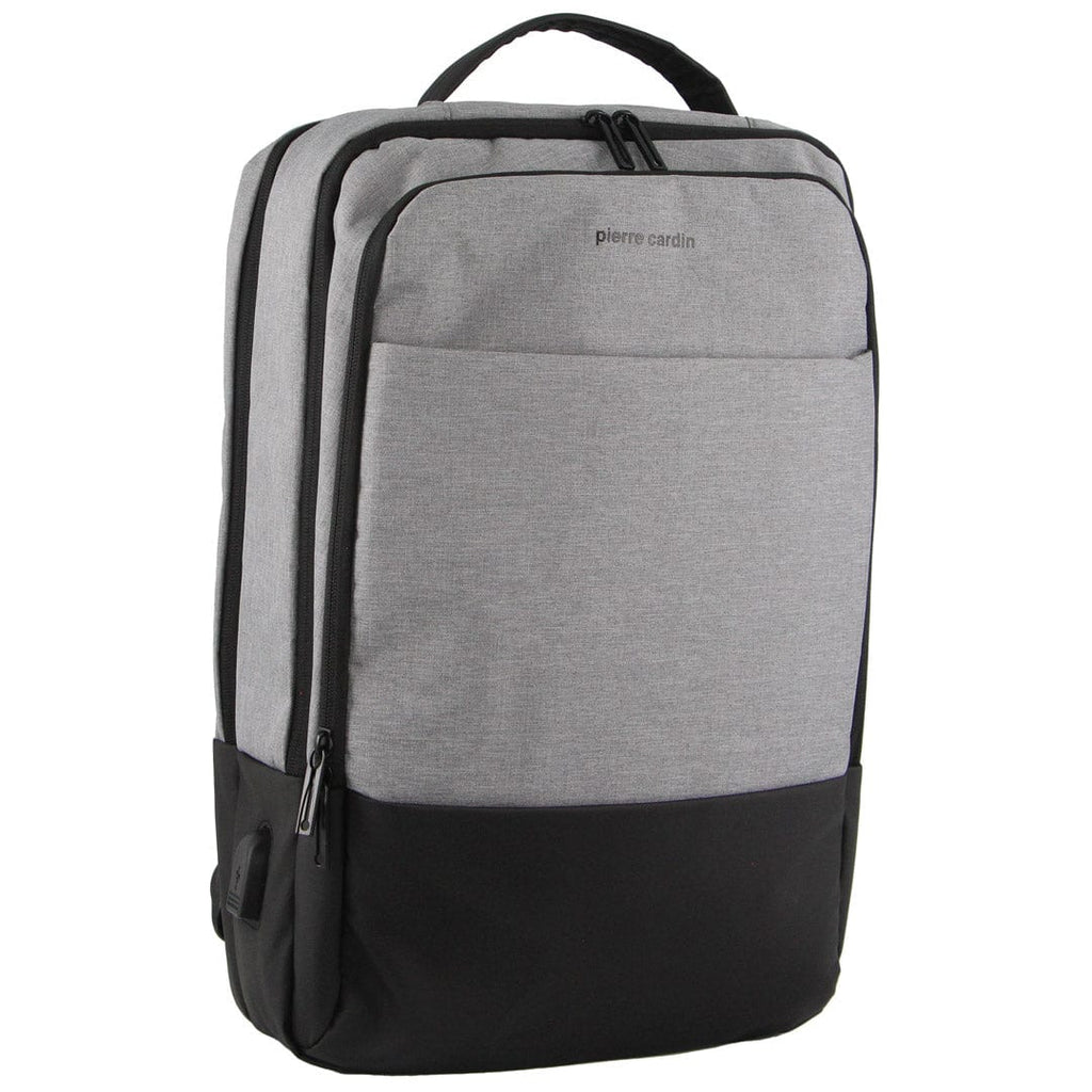 Pierre Cardin Travel & Business RFID Laptop Backpack Bag 31x43cm Grey ...