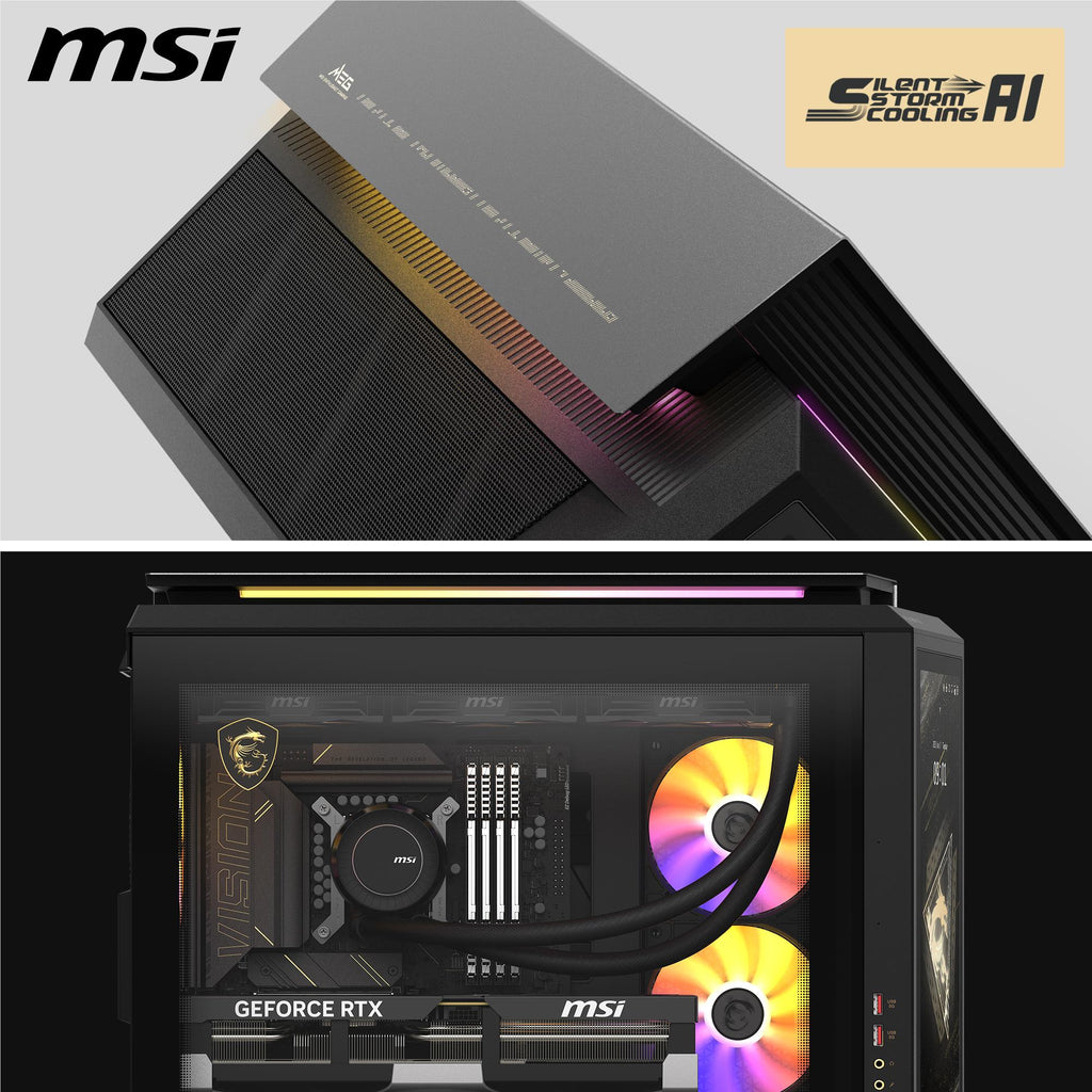 MSI MEG Vision X AI 2NVV9-034AU Gaming Desktop (Intel Core Ultra 9 ...