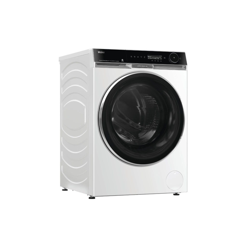 Haier HWF12PXW1 600 Series 12kg Front Load Washer (White) - JB Hi-Fi