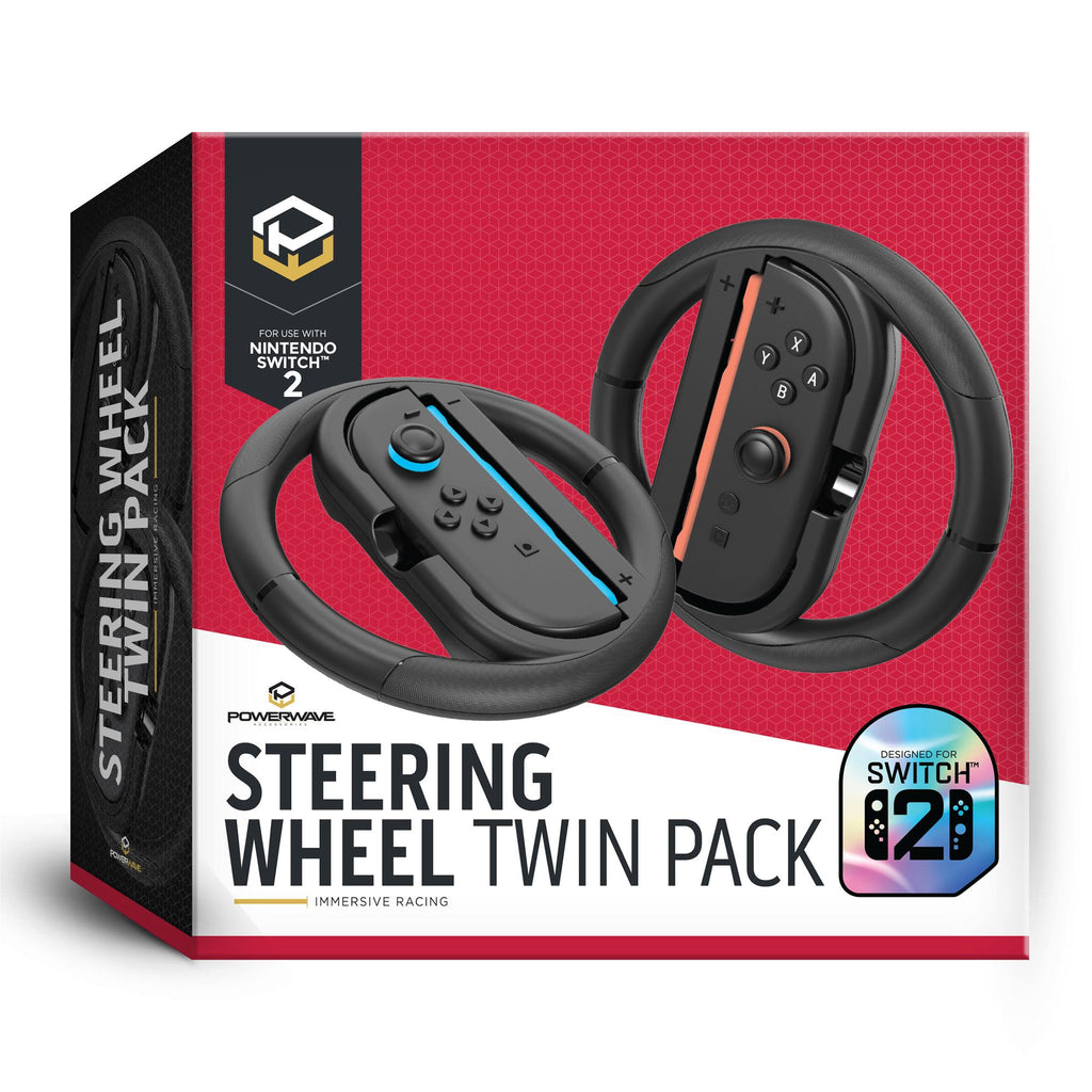Powerwave Steering Wheel Twin Pack for Nintendo Switch 2 - JB Hi-Fi