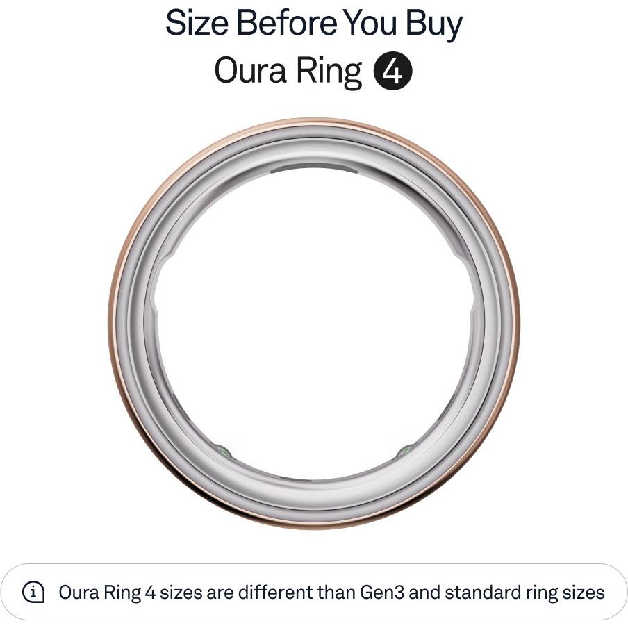 Oura Ring 4 [Size 10] (Rose Gold) - JB Hi-Fi