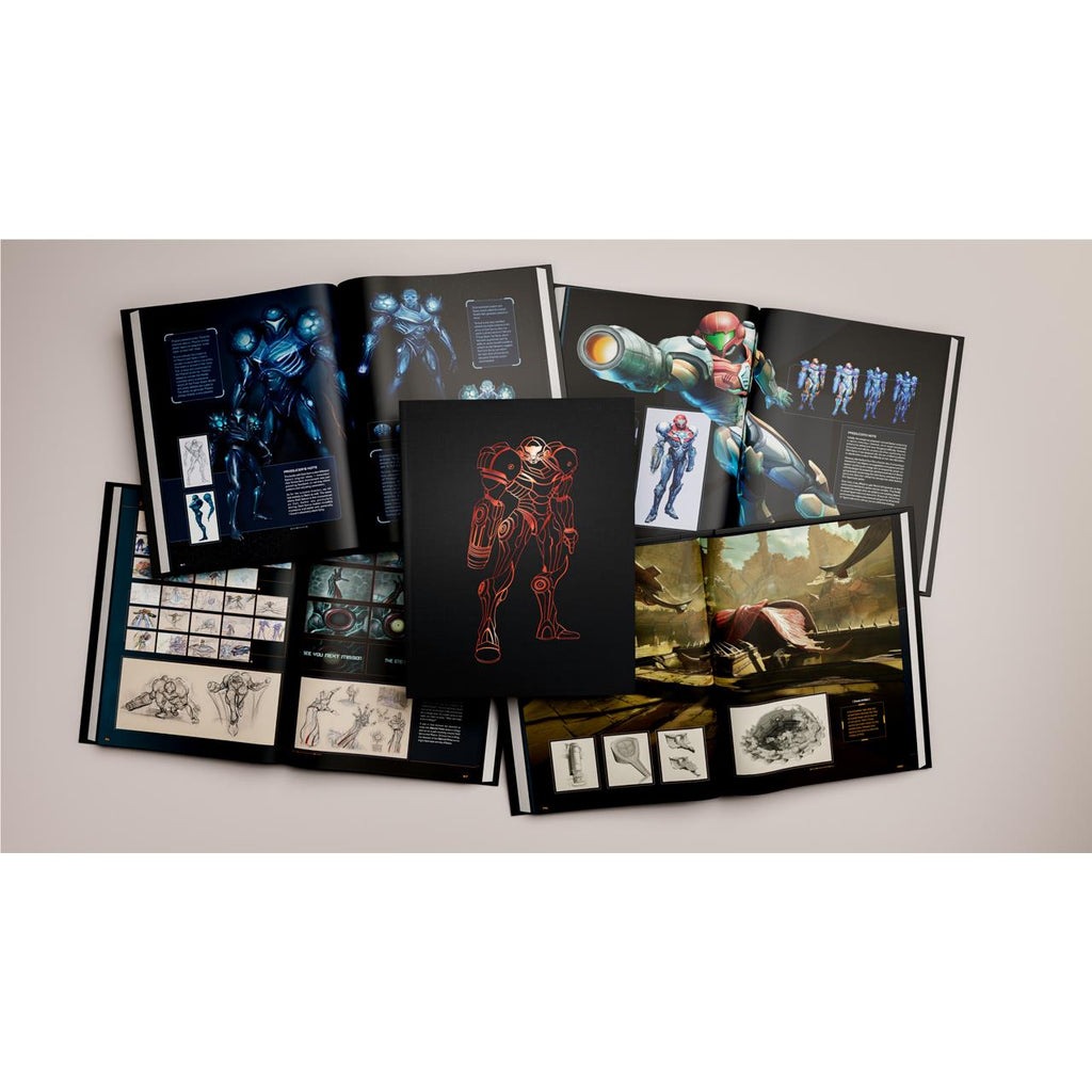 Metroid Prime 1–3: A Visual Retrospective Hardcover Book - JB Hi-Fi