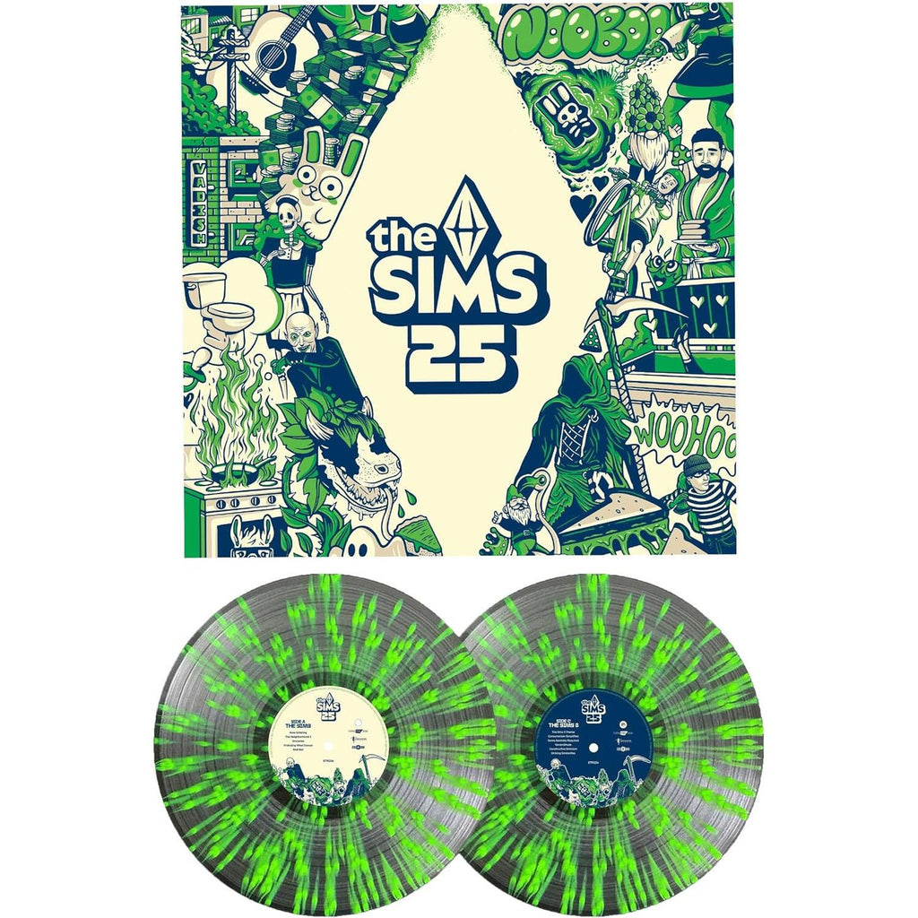 The Sims (25th Anniversary Soundtrack) (Clear / Neon Splatter Vinyl ...