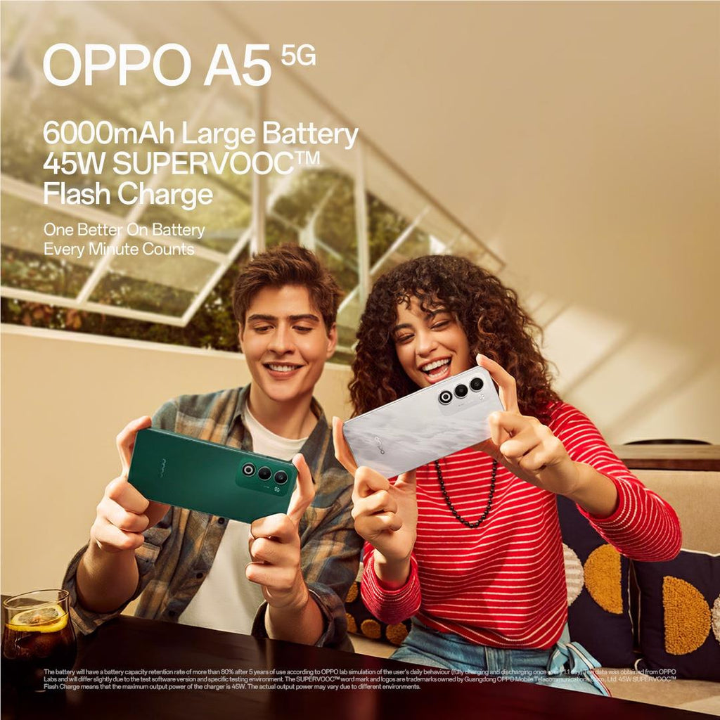 OPPO A5 5G 128GB (Aurora Green) - JB Hi-Fi
