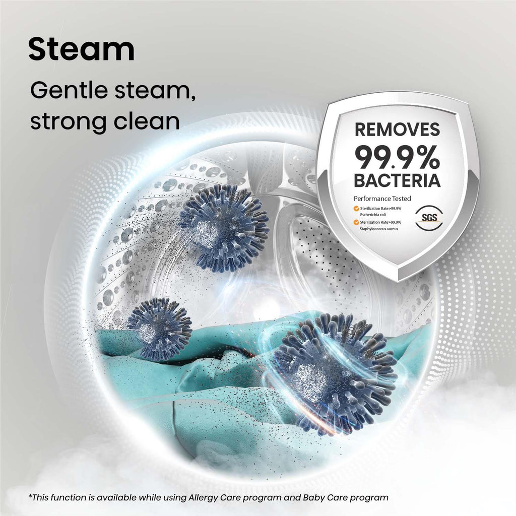 Hisense HWF3S7514W2 3S series 7.5kg Front Load Washer - JB Hi-Fi