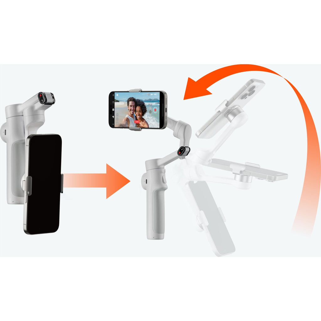 Insta360 Flow 2 Gimbal Standard Bundle (Stone Grey) - JB Hi-Fi