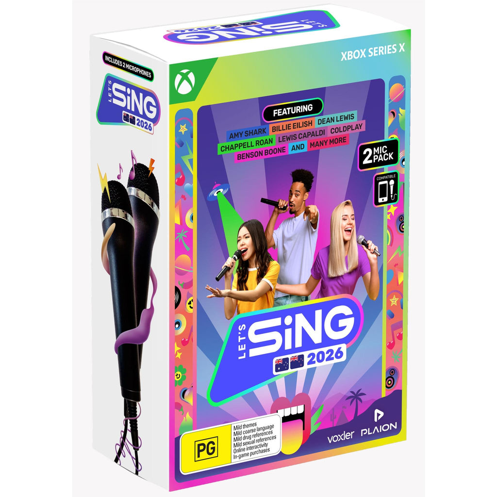 Let's Sing 2026 2 Mic Bundle - JB Hi-Fi