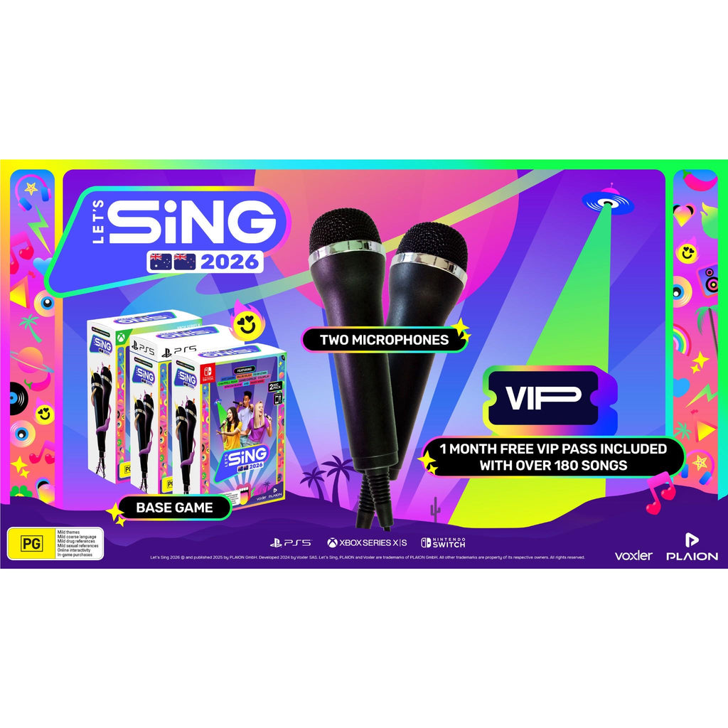 Let's Sing 2026 2 Mic Bundle - JB Hi-Fi