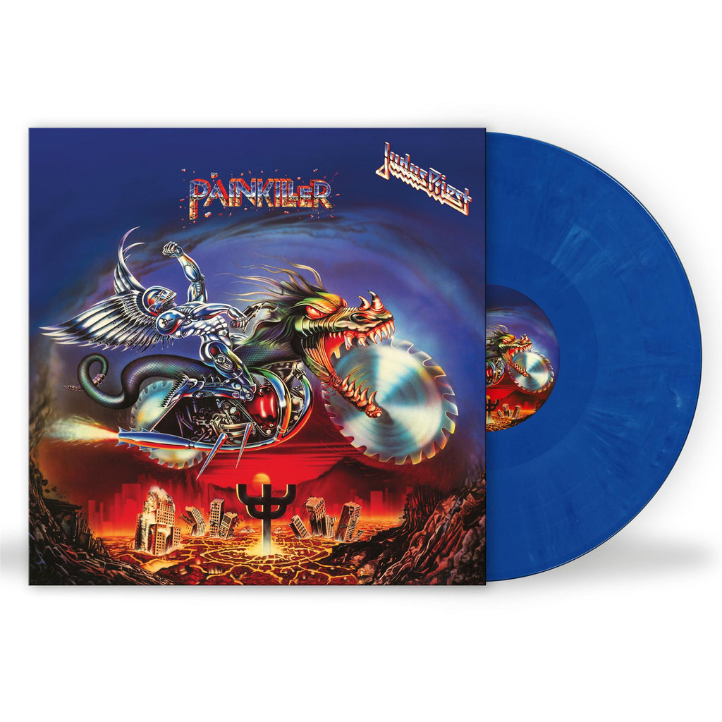 Painkiller (35th Anniversary Blue/White Marble Vinyl) (NAD 2025) - JB Hi-Fi