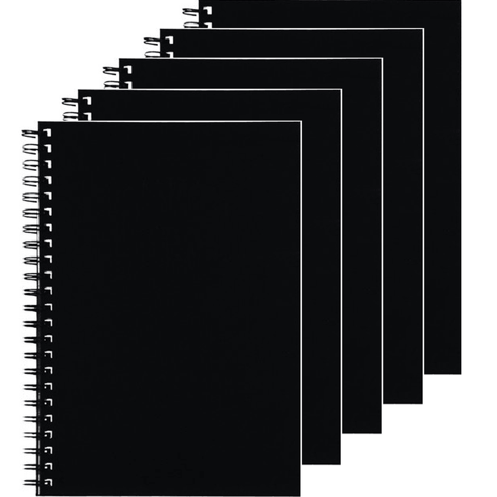 Spirax 512 Notebook 7mm Ruled Hard Cover Spiral Bound A4 200 Page ...