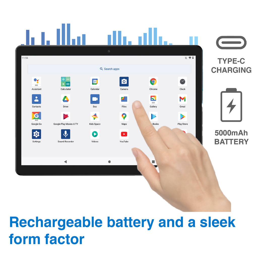 Laser 10-inch IPS Android Tablet 32GB (Black) - JB Hi-Fi