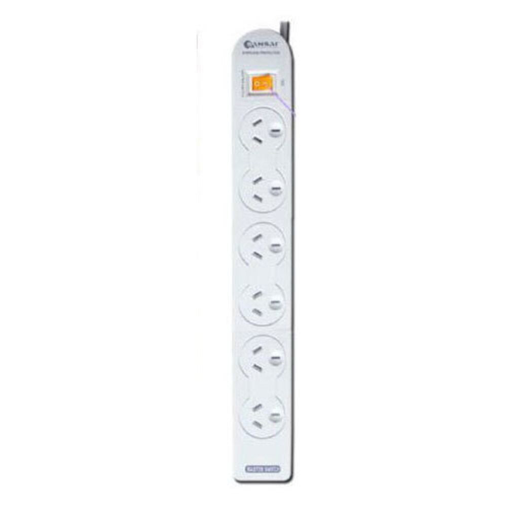 Sansai 6-Outlet Powerboard with Master Switch - JB Hi-Fi