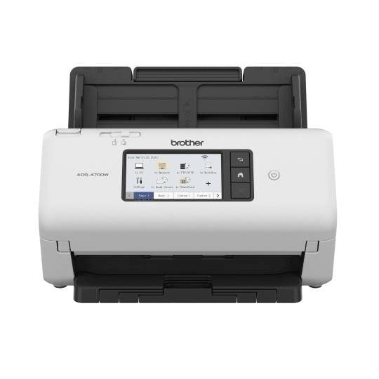 Brother ADS-4700W Wireless Desktop Advanced Document Scanner Touch ...