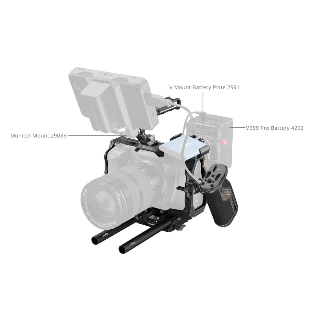 SmallRig Advanced Cage Kit for Blackmagic Design Cinema Camera 6K 4575 ...