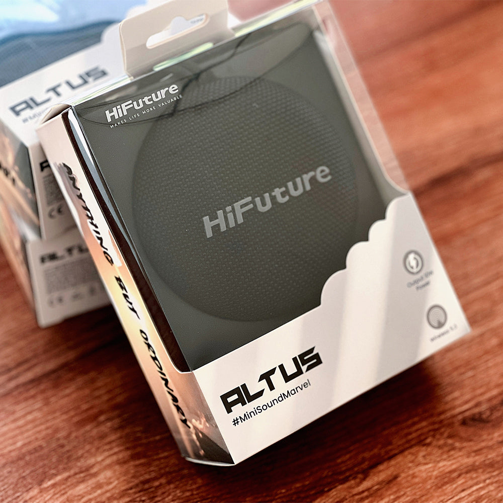 HiFuture Altus 10W Portable Bluetooth Speaker (Black) - JB Hi-Fi