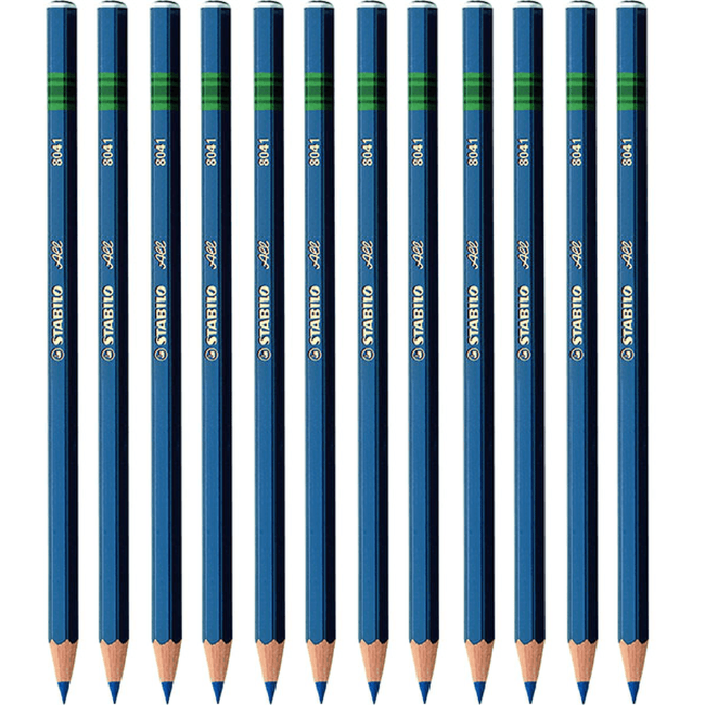 Stabilo 8041 All Pencil (Blue) [Box 12] - JB Hi-Fi