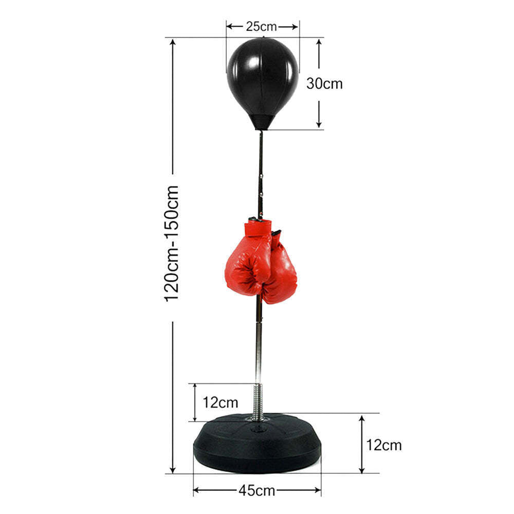 Hacienda Free-Standing Boxing Set PU Punching Ball & Boxing Gloves - JB ...
