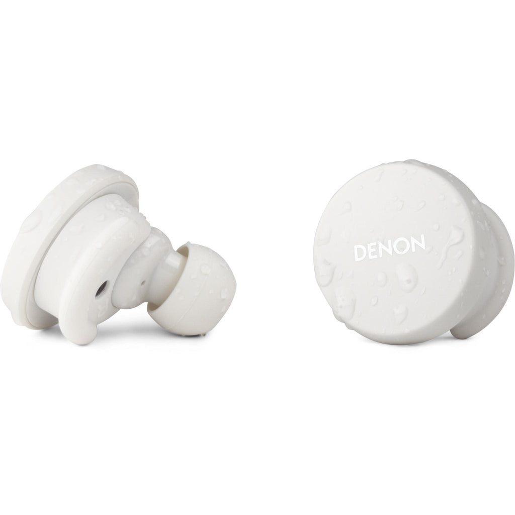 Denon PerL True Wireless ANC In-Ear Headphones (White) - JB Hi-Fi