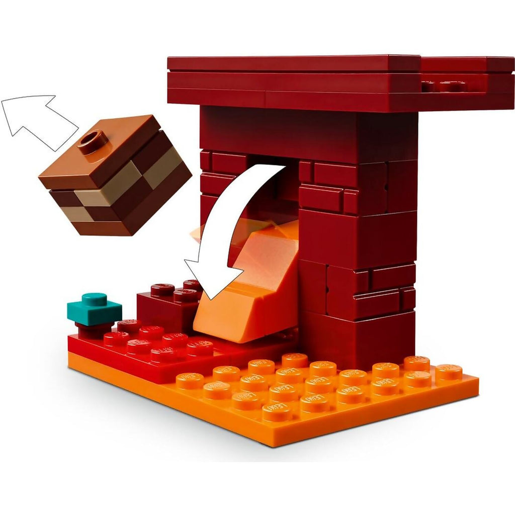LEGO 21266 The Nether Lava Battle - Minecraft - JB Hi-Fi