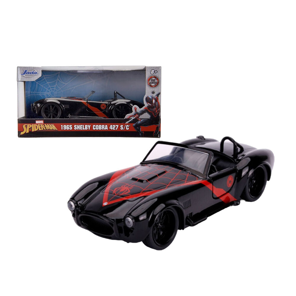 Jada 1:32 Marvel Spider-Man Miles Morales 1965 Shelby Cobra 427 S/C ...
