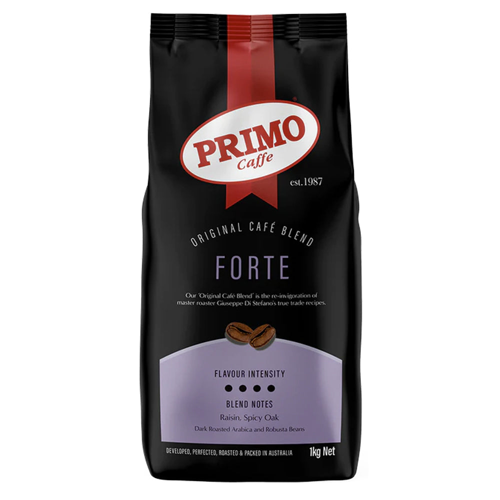Primo Caffe Original Cafe Blend Forte 1kg Coffee Beans - JB Hi-Fi