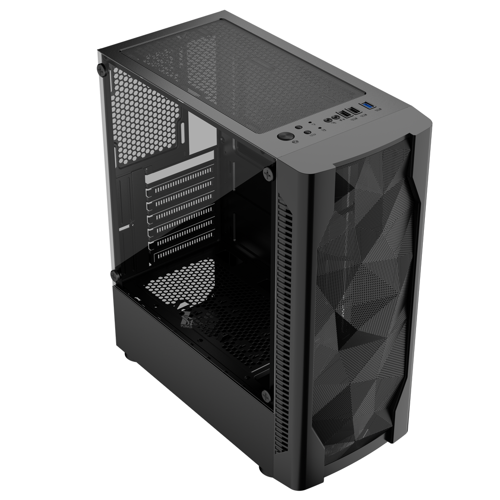 1st Player DK Series D4 ATX Metal Mesh PC Computer Gaming Case (Black) - JB Hi-Fi