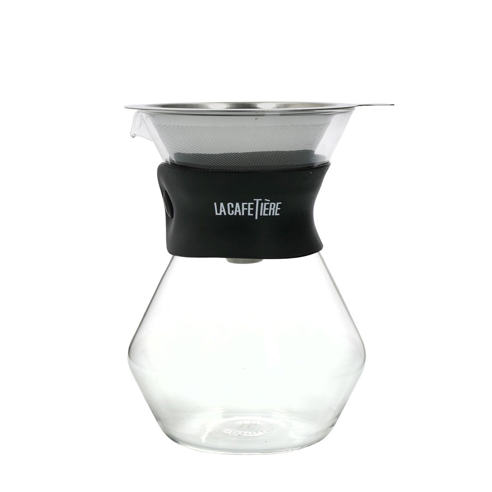 La Cafetiere 15cm/400ml 3-Cup Glass Coffee Dripper & Carafe Set - JB Hi-Fi