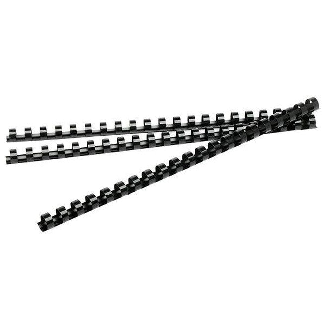 Rexel Box 50 Plastic Binding Comb Round 21 Loop A4 Black (50mm) - JB Hi-Fi