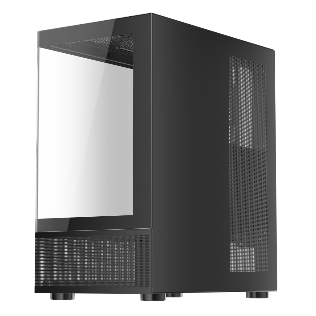 1st Player MI7-A ATX M-ATX ITX PC Gaming Case (Black) - JB Hi-Fi