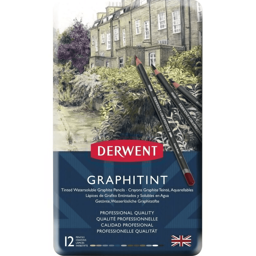Derwent Graphitint Colour Pencils Artists Professional [Tin 12] - JB Hi-Fi
