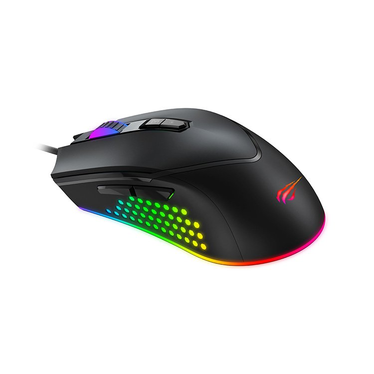 Havit MS814 RGB Backlit Programmable 7000 DPI Gaming Mouse - JB Hi-Fi