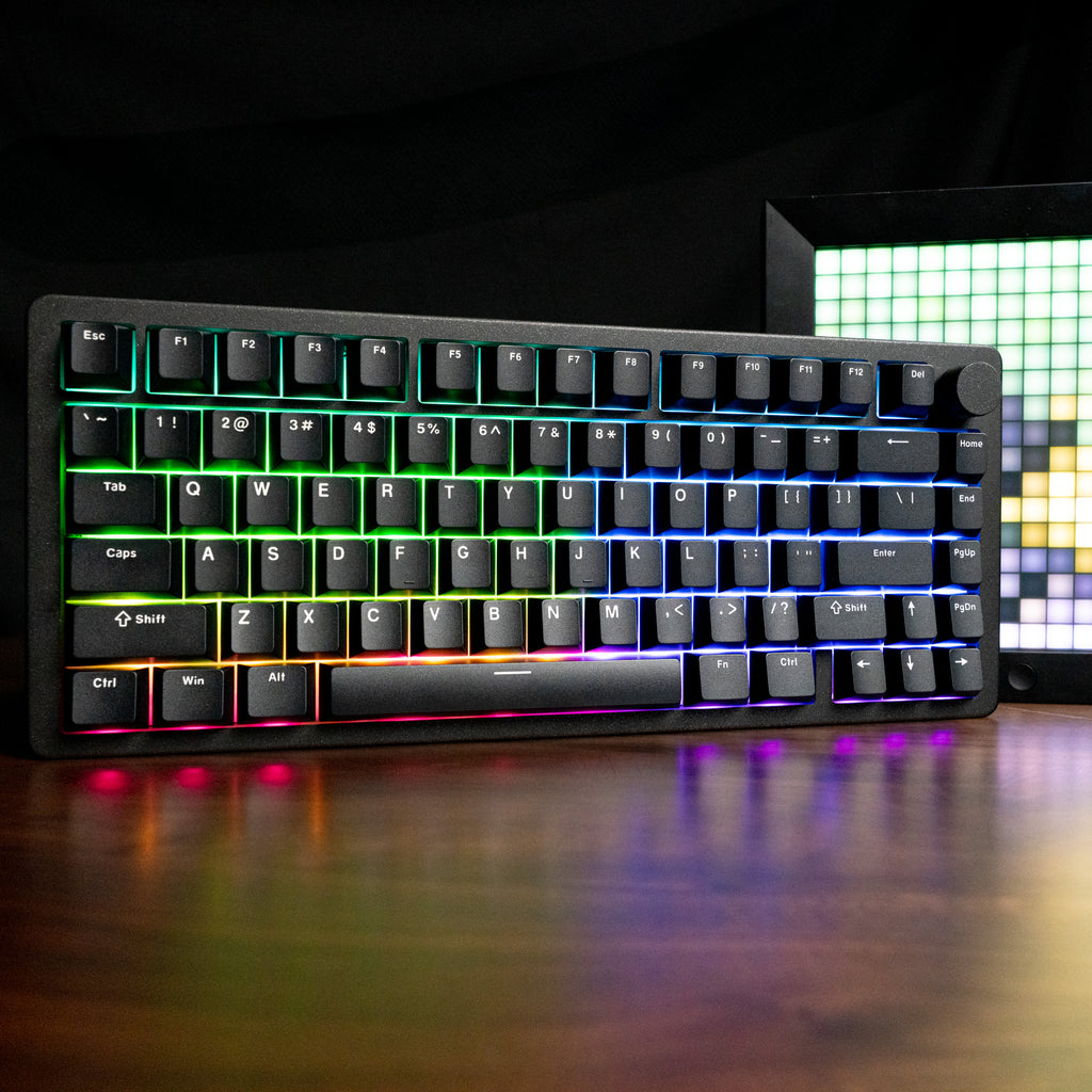 Aftershock Combo Kit – Oden 75 Black Keyboard, Sliver+ XXL RGB Gaming ...
