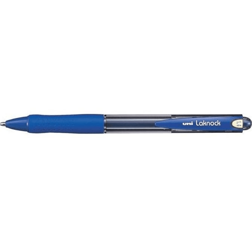 Uni-Ball SN-100 Laknock Retractable Ballpoint Pen Broad 1.4mm (Blue ...
