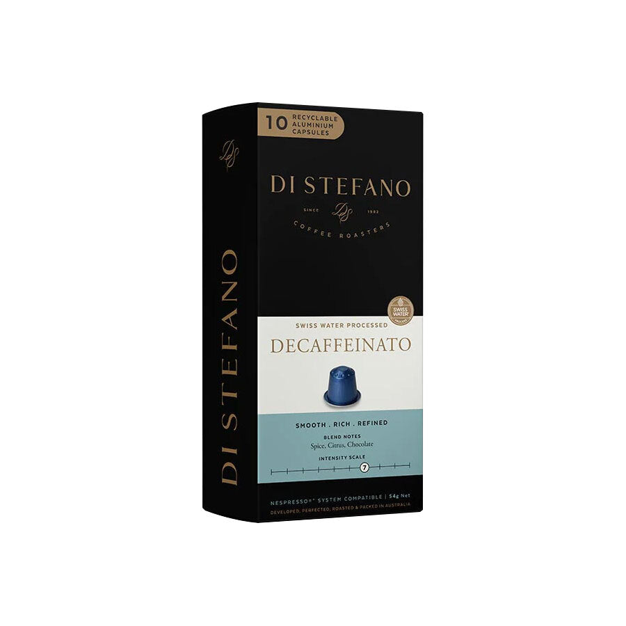 Di Stefano Decaf Coffee Capsules Nespresso Pods 10 Pack 54g ...