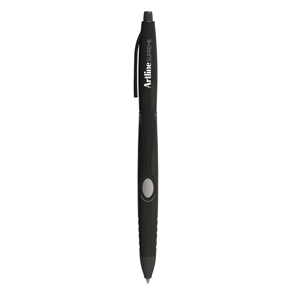 Artline Supreme Retractable Ballpoint Pen 1.0mm (Black) [Box 12] - JB Hi-Fi