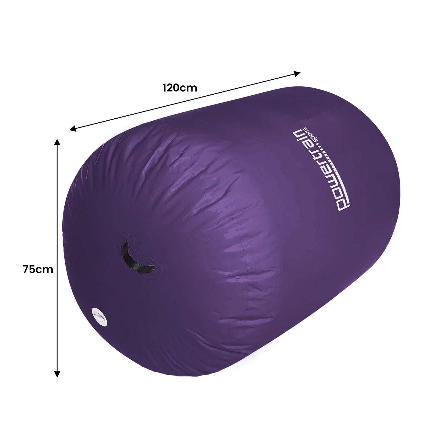 Powertrain Inflatable Air Barrel Exercise Roller (Purple) - JB Hi-Fi