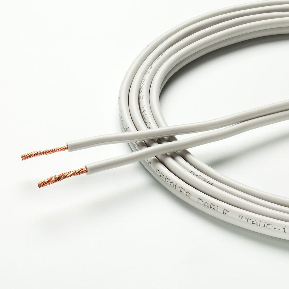 Taga Harmony 14AWG Speaker Audio Cable Roll 100m (Grey) - JB Hi-Fi