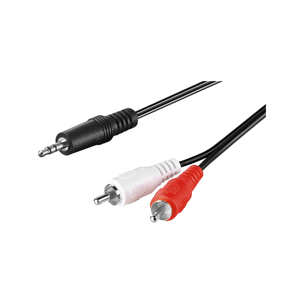 Goobay Audio Cable AUX 3.5mm Male to Stereo RCA Male for Headphones ...