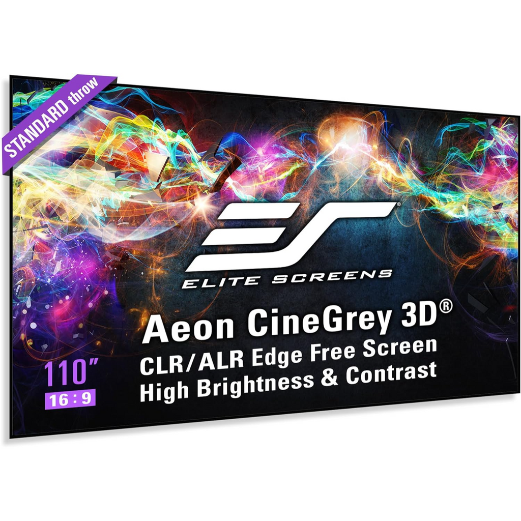 Elite Screens AR110DHD3 Aeon ALR 110" 16:9 4K EDGE FREE Frame - JB Hi-Fi